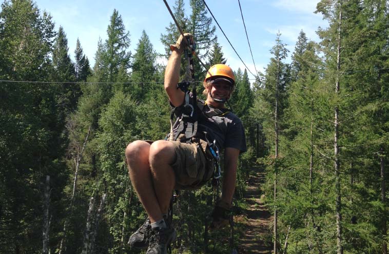 Zipline Canopy Tours Around Whitefish | Glacier Park Collection